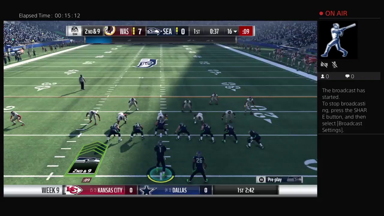 SEATTLE SEAHAWKS FRANCHISE GAMEPLAY - YouTube