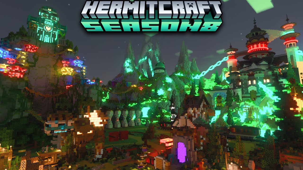 I'm AMAZED at Hermitcraft Season 8 in RTX - YouTube