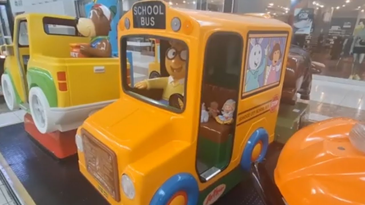 Jolly Roger Arthur School Bus kiddie ride (Really Rare) (Wrong Audio ...