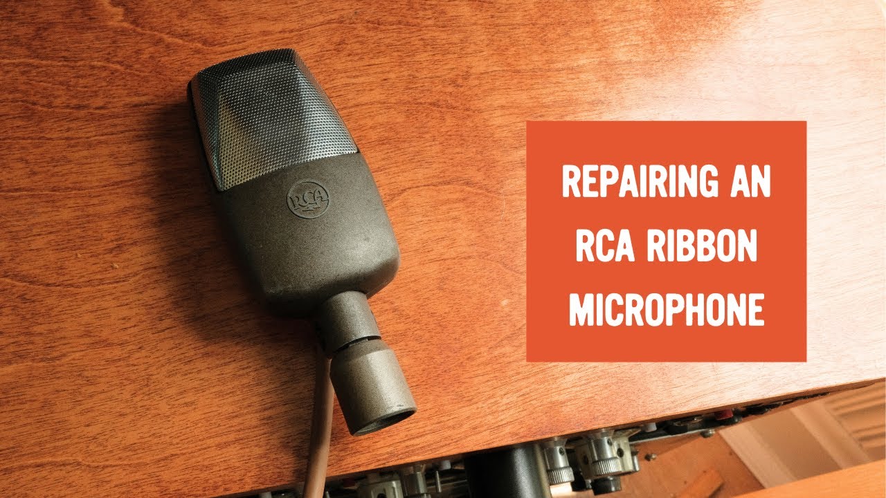 Repairing An RCA Ribbon Microphone - YouTube