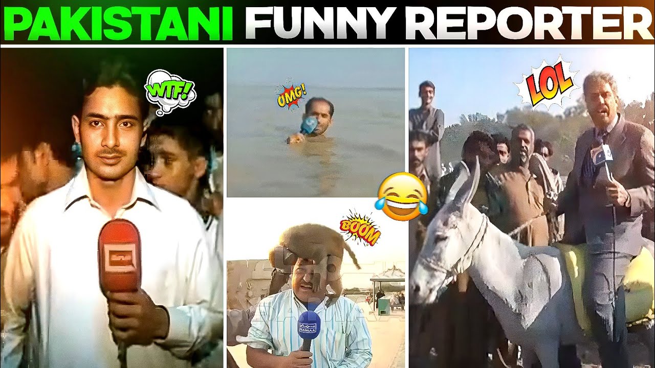 Funniest News Reporters Of Pakistan || Pakistani Funny News Reporter ...