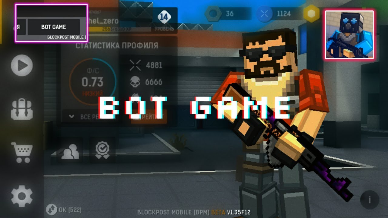 Bot game | BlockPost Mobile. Full GamePlay. - YouTube