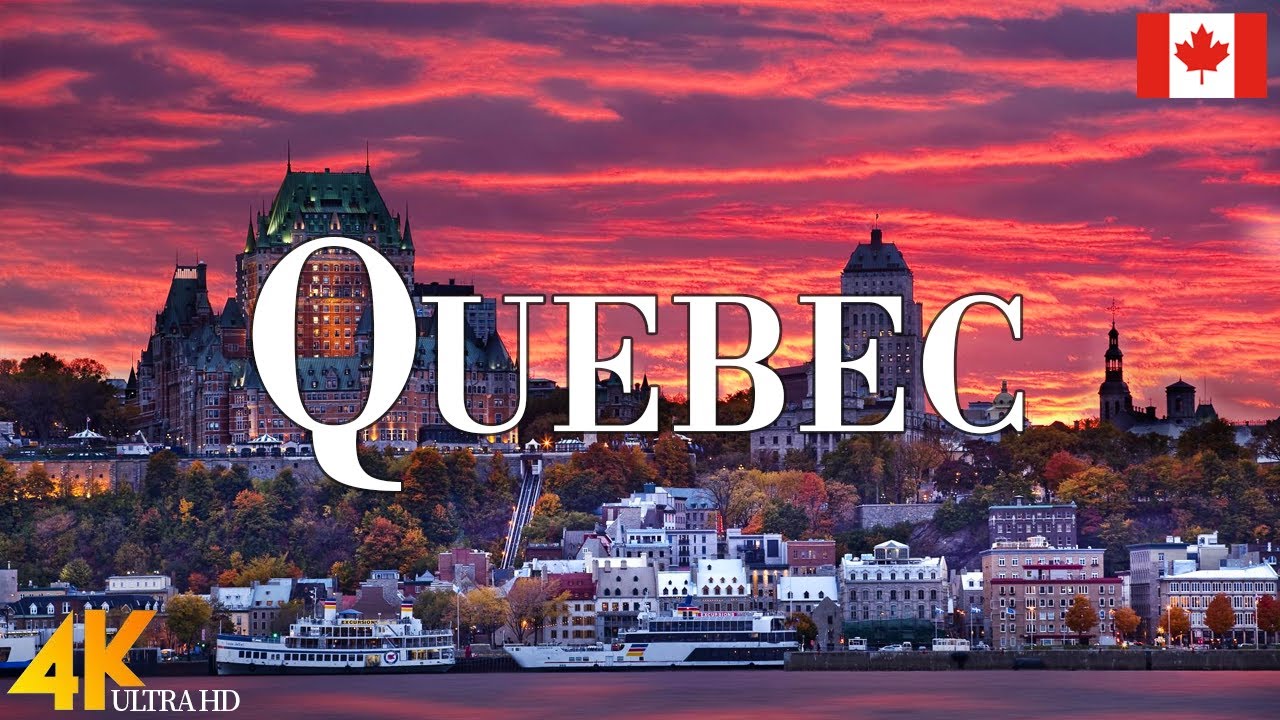 Quebec 4K drone view • Amazing Aerial View Of Quebec | Relaxation film ...