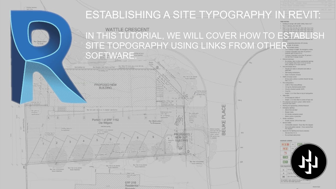 ESTABLISHING A SITE TYPOGRAPHY IN REVIT: - YouTube