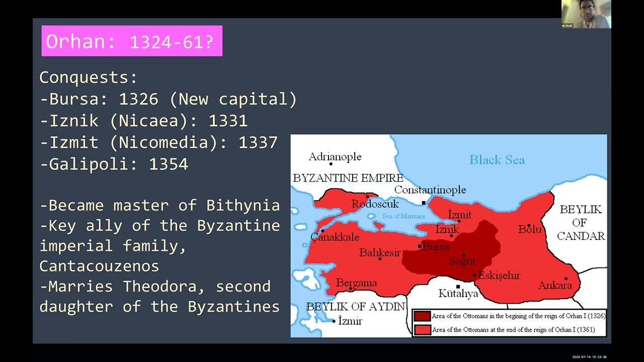 Lecture 9 The Beginnings of the Ottoman Empire - YouTube