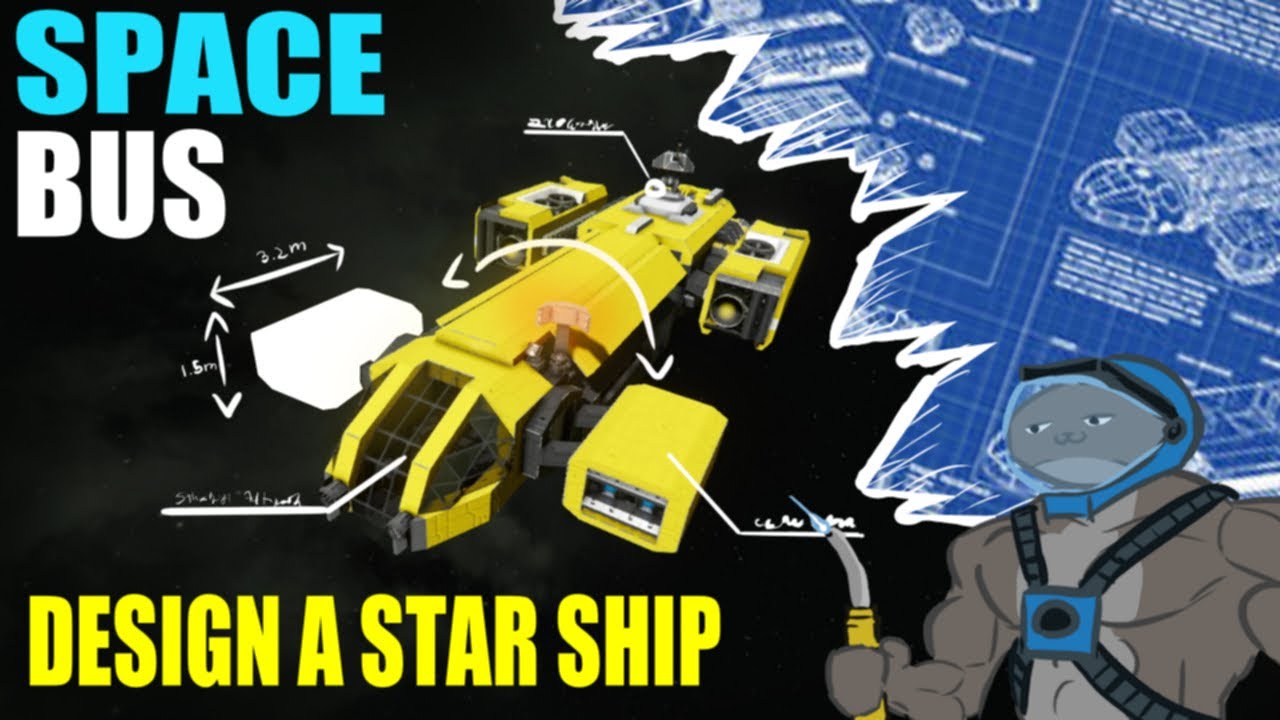 How I Build A TRANSPORT SHUTTLE (space engineers) Design A star ship ...