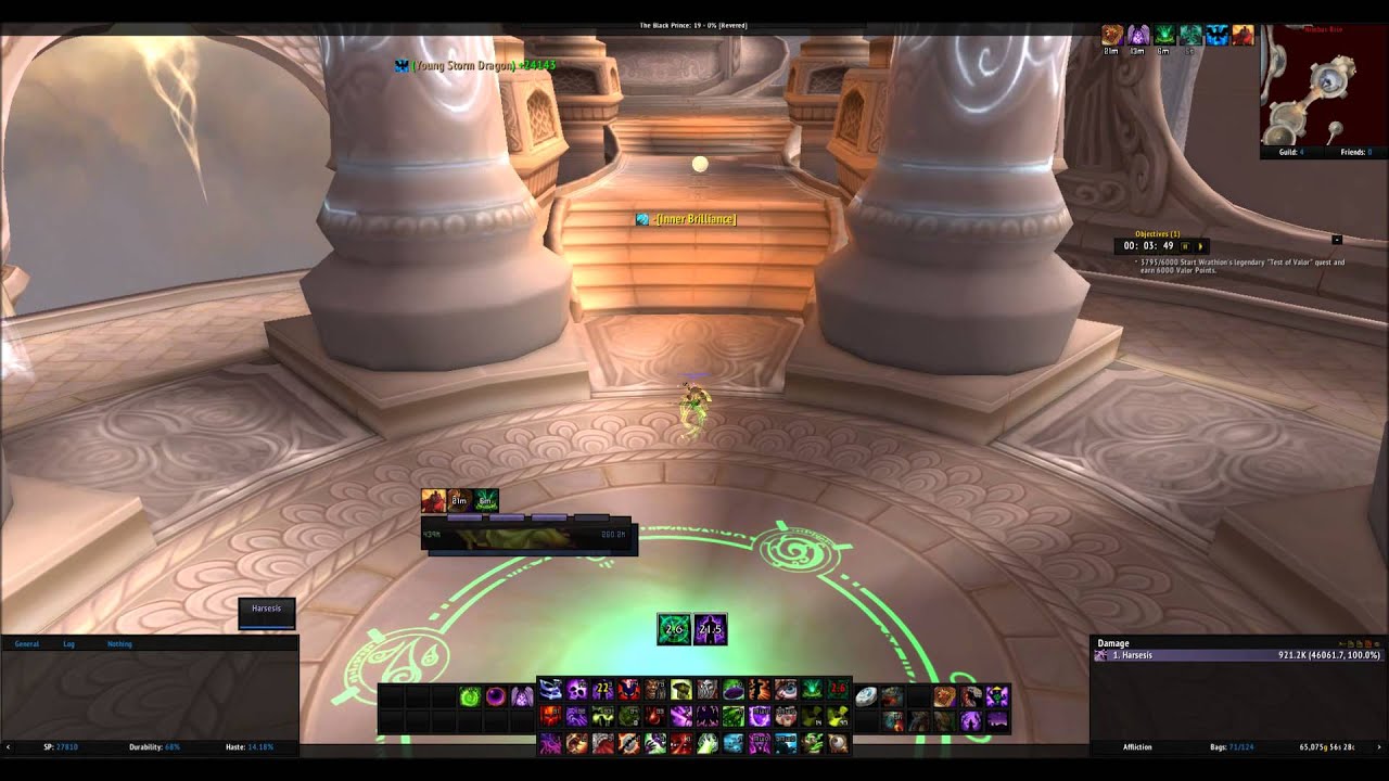 Warlock 5 Minute Vortex Pinnacle Mount Farm - YouTube