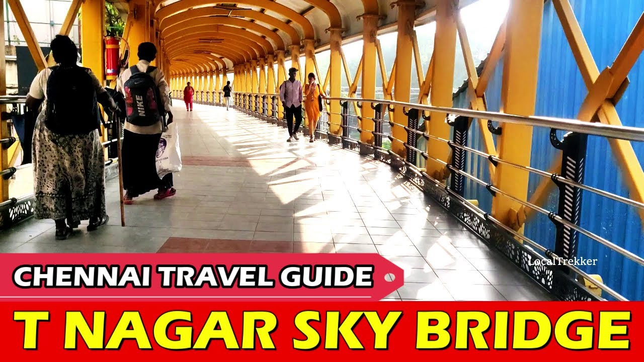 Walkthrough Mambalam Railway Station To T Nagar Bus Stand in Skywalk ...