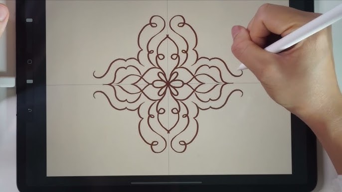 how to draw mirror on procreate