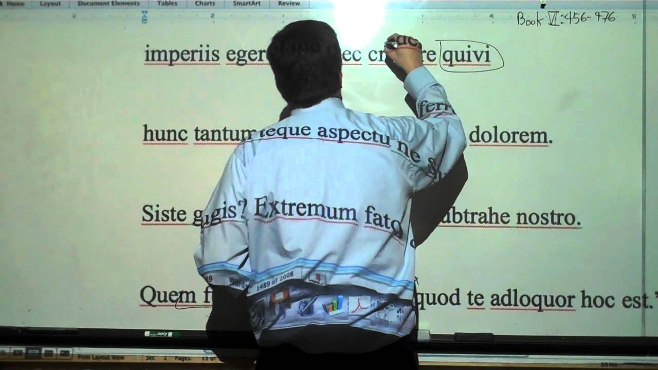 Aeneid Book VI lines 456 to 476 - YouTube