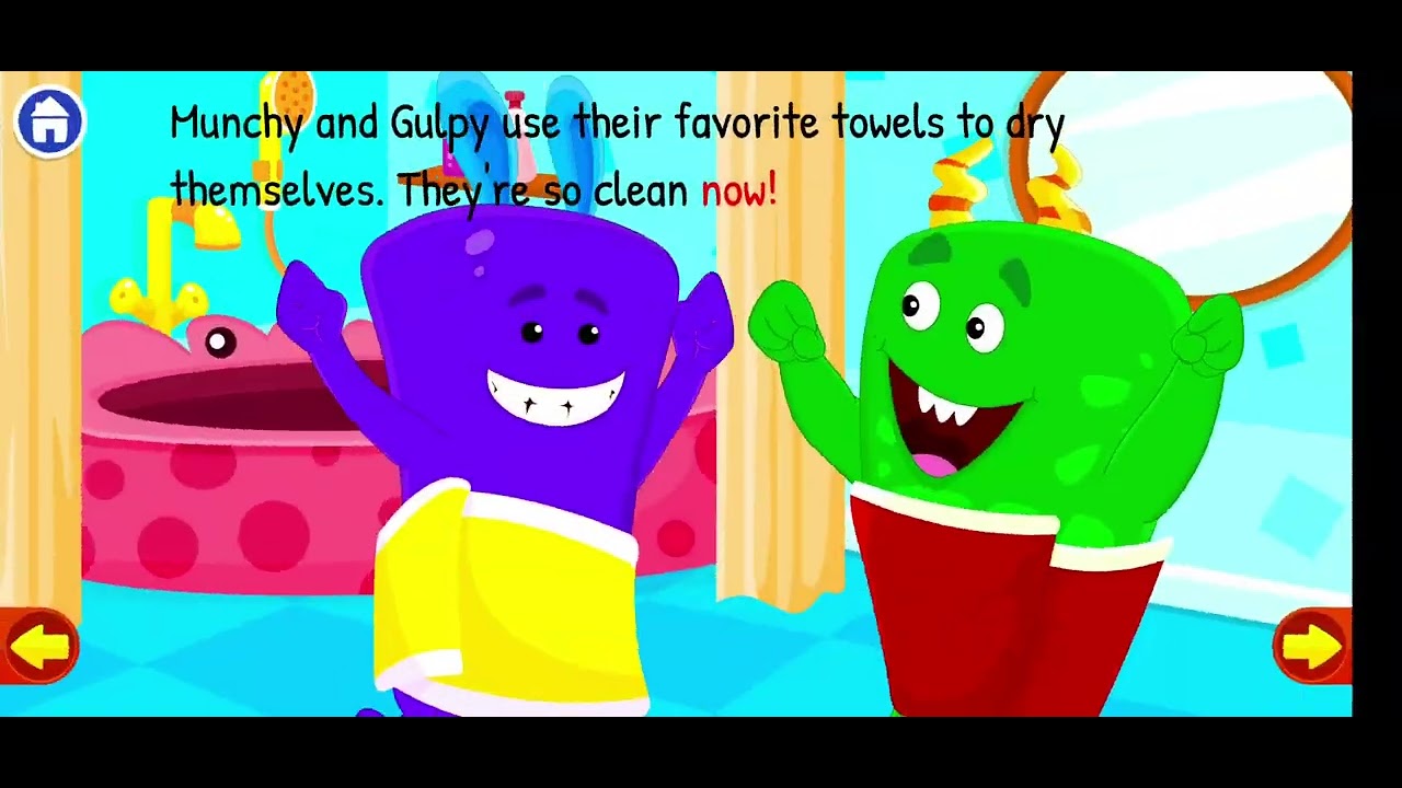 Kiddoland Part 5 (Goodnight monsters with chomping monsters) Kids Game ...