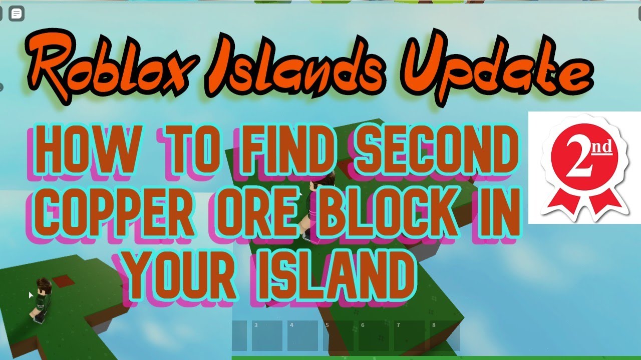 how to find second copper ore block in your island ROBLOX ISLANDS ...