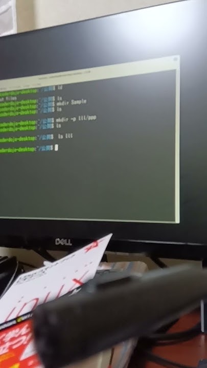 mkdirコマンド〜リナックスコマンドを叩く〜#coderdojo #command - YouTube