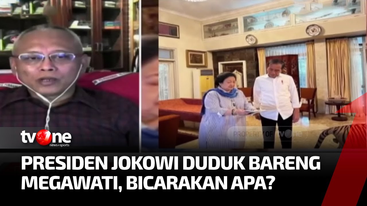 2 Jam Jokowi Duduk Bareng Megawati, Wasekjen PDIP Angkat Bicara | Kabar Petang tvOne - YouTube