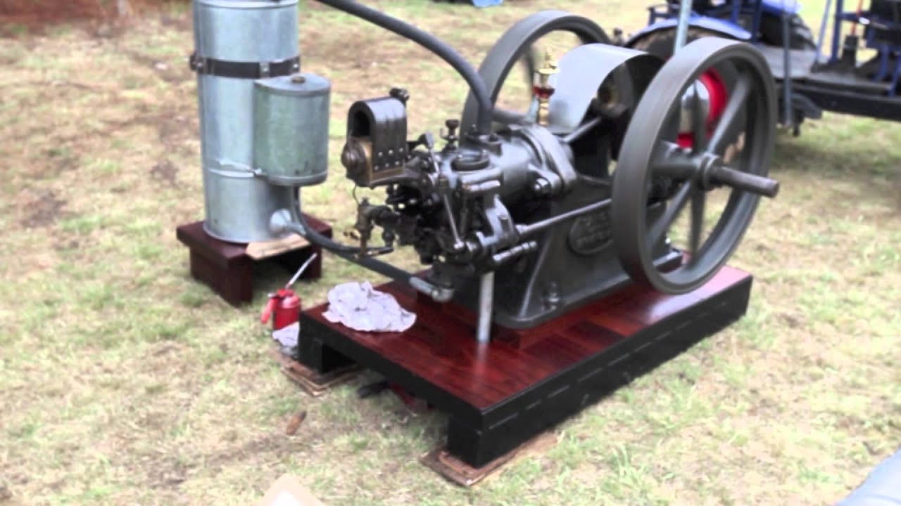 Tangye Gas engine - YouTube