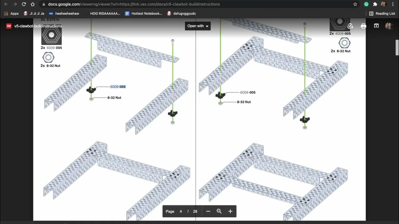 Vex Robotics Clawbot Cad Tutorial Part 1 - YouTube