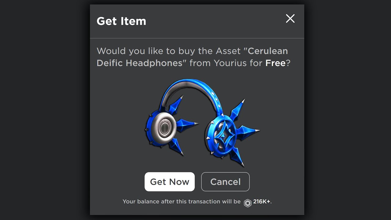 GET THIS FREE UGC LIMITED HEADPHONES ON ROBLOX - YouTube