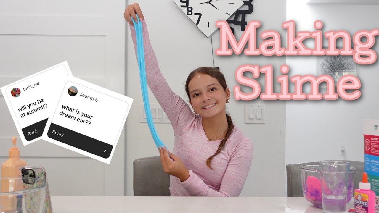 Making Slime / Answering your questions | Emily G - YouTube