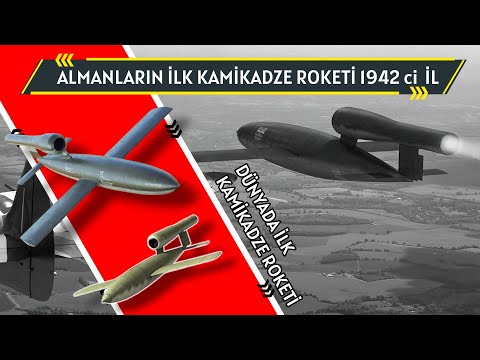 🟥 Almanların ilk kamikadze roketi 1942 ci il