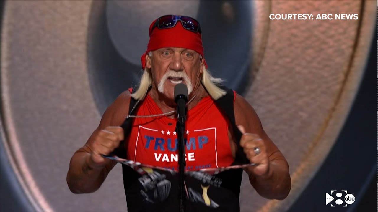 Hulk Hogan gives speech at 2024 RNC - YouTube