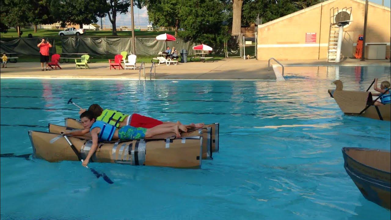 Great Cardboard Boat Race 2018 - YouTube