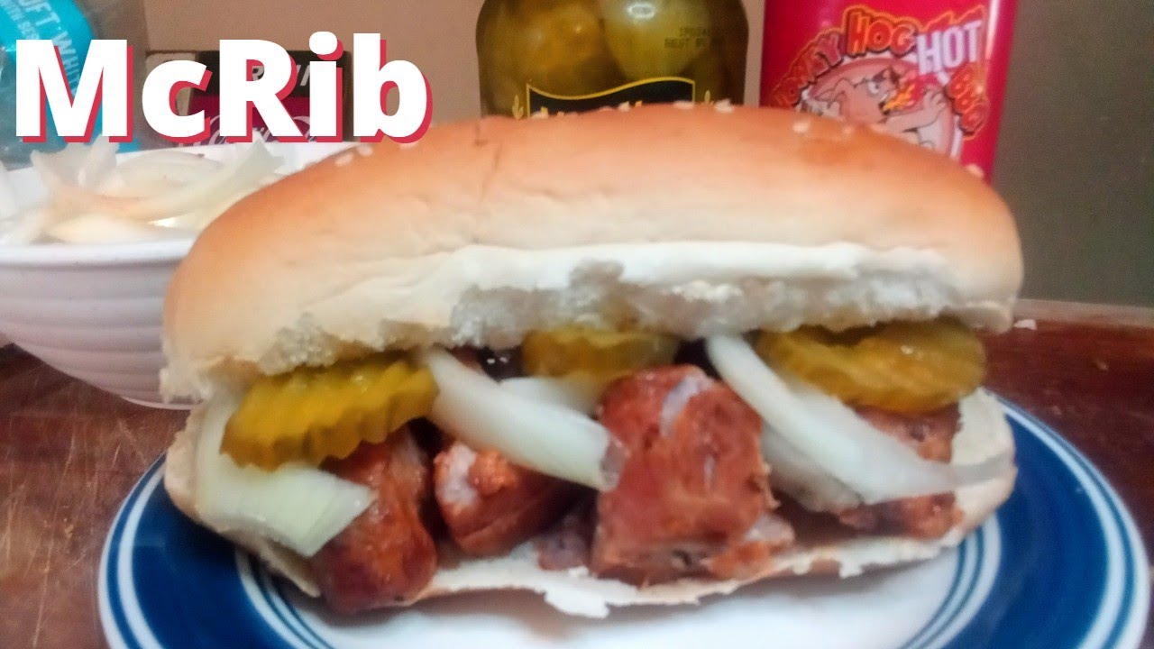 Homemade McRib - Cooking with Black Iowa - YouTube