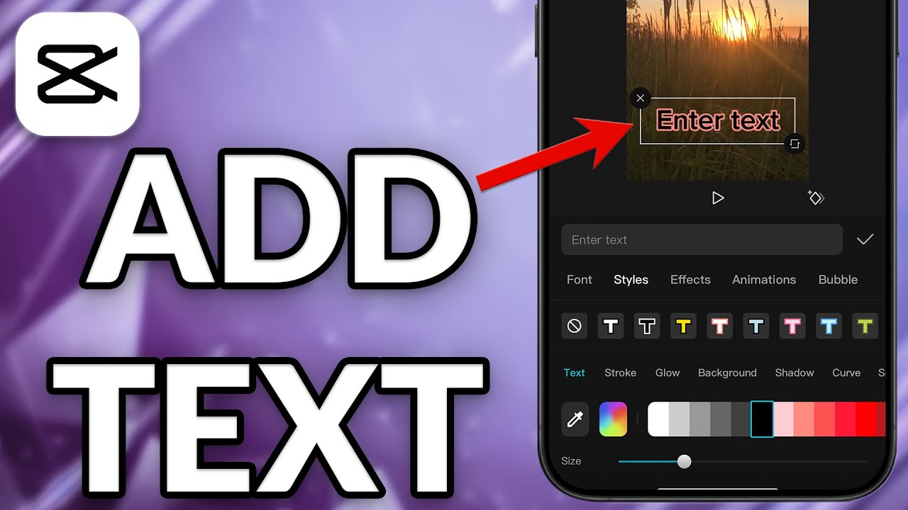 How To Add Text In CapCut - YouTube