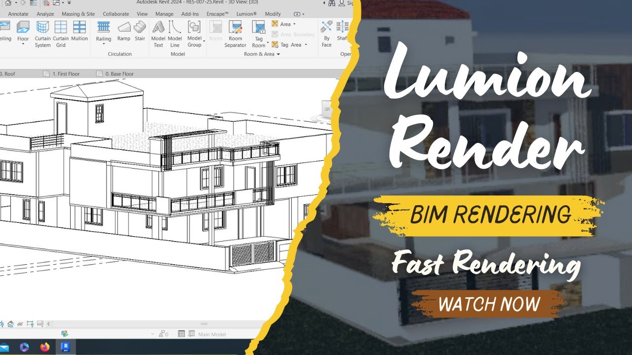Revit to Lumion | realistic 3D rendering - YouTube