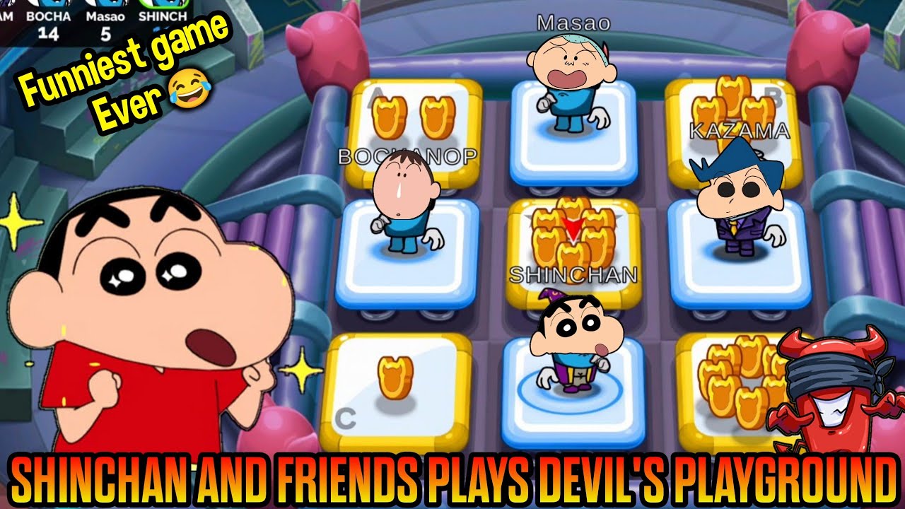 Shinchan and his friends playing new game mode in devil's playground😈 ...