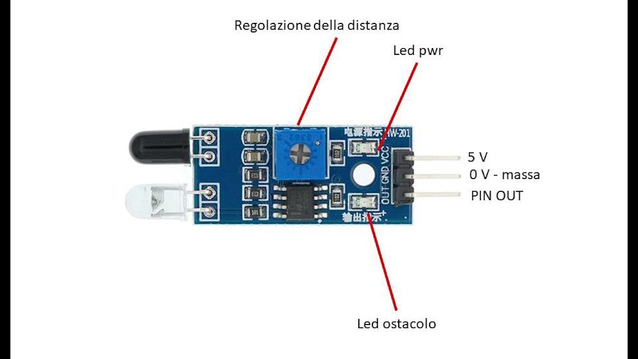 Arduino - 19 Sensore di ostacolo - YouTube