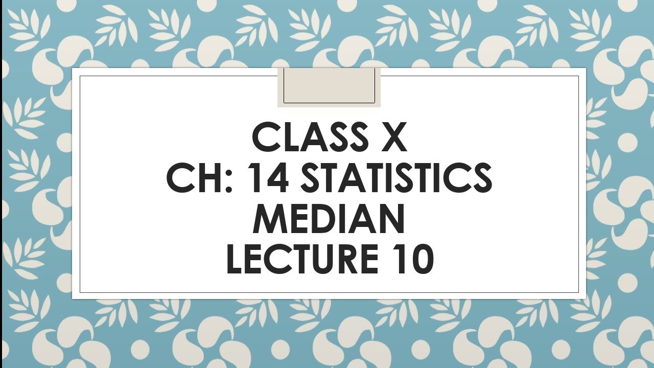 STATISTICS MEDIAN EX 14 3 YouTube statistics-median-ex-14-3-youtube