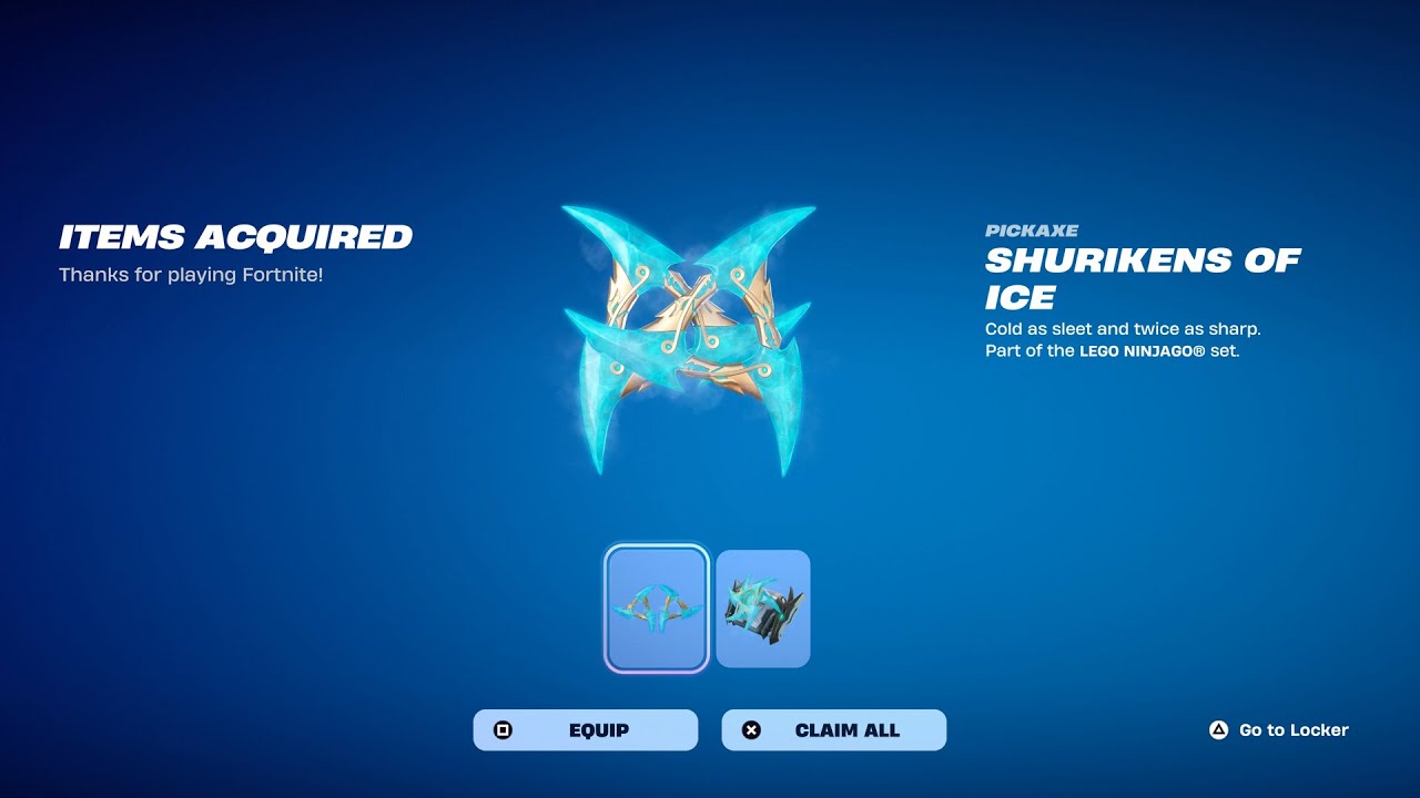 How To Get Shurikens of Ice Pickaxe NOW FREE In Fortnite! (Free ...