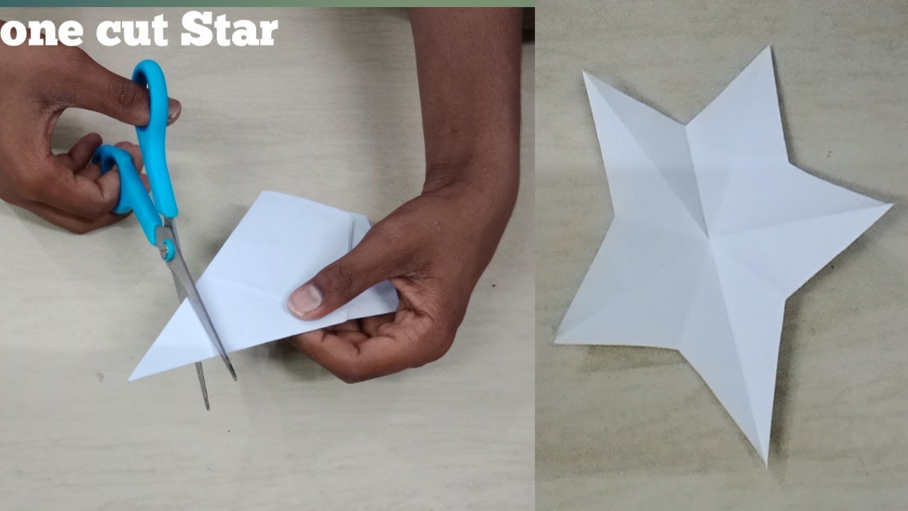 start making in just one minute craft in one cut Star 💫 - YouTube