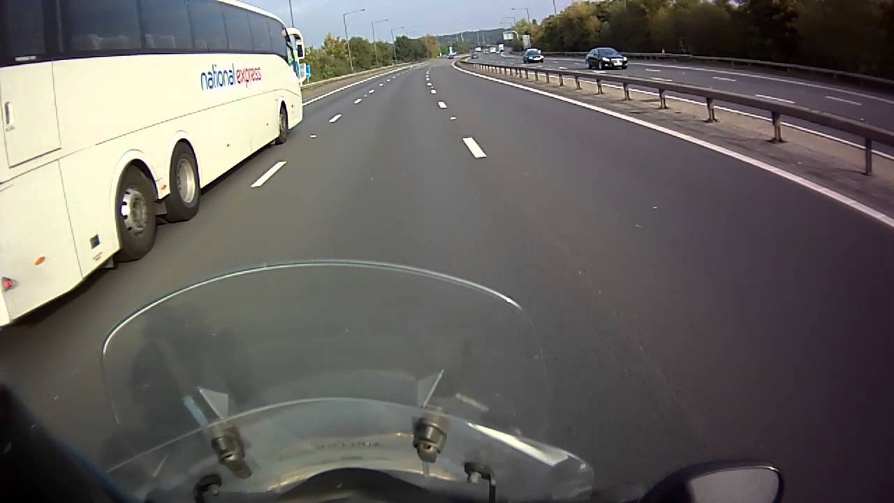 National Express Coach Driver on the Phone at 70mph - YouTube