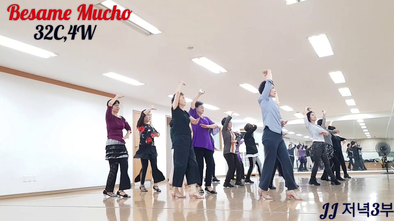 Besame Mucho Line Dance ( High Beginner) - YouTube