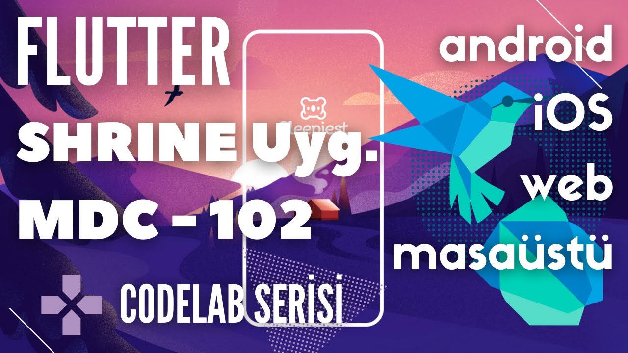 (MDC-102/1. Kısım) E-ticaret Uygulaması Arayüzü | Flutter ile Uygulama Geliştirme Codelab Serisi ...
