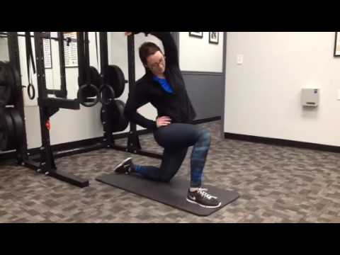 Tri-Planar hip flexor stretch - Behm Muscle & Joint Clinic - YouTube