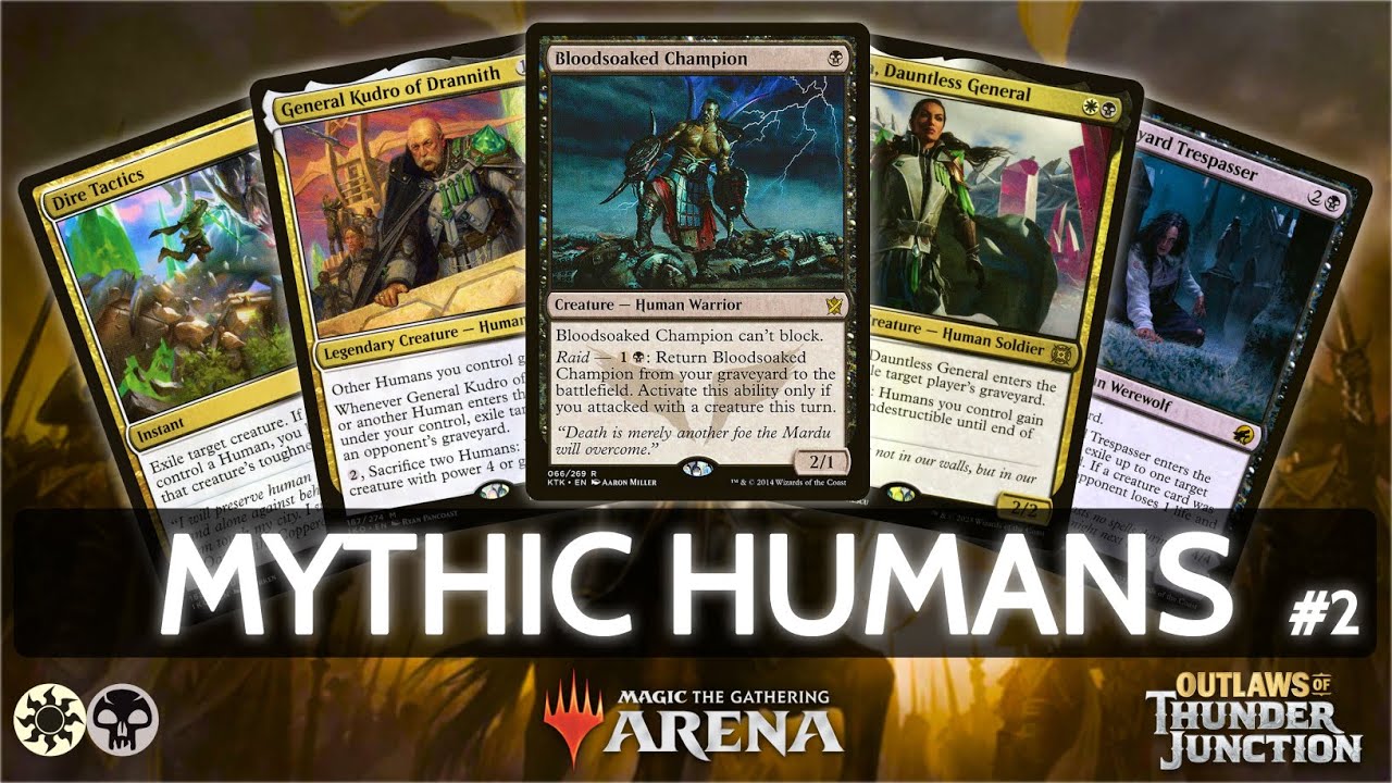 ⚪⚫Mythic Orzhov Humans, 86% WR, part 2 | MTG Arena | Explorer | BO3 ...