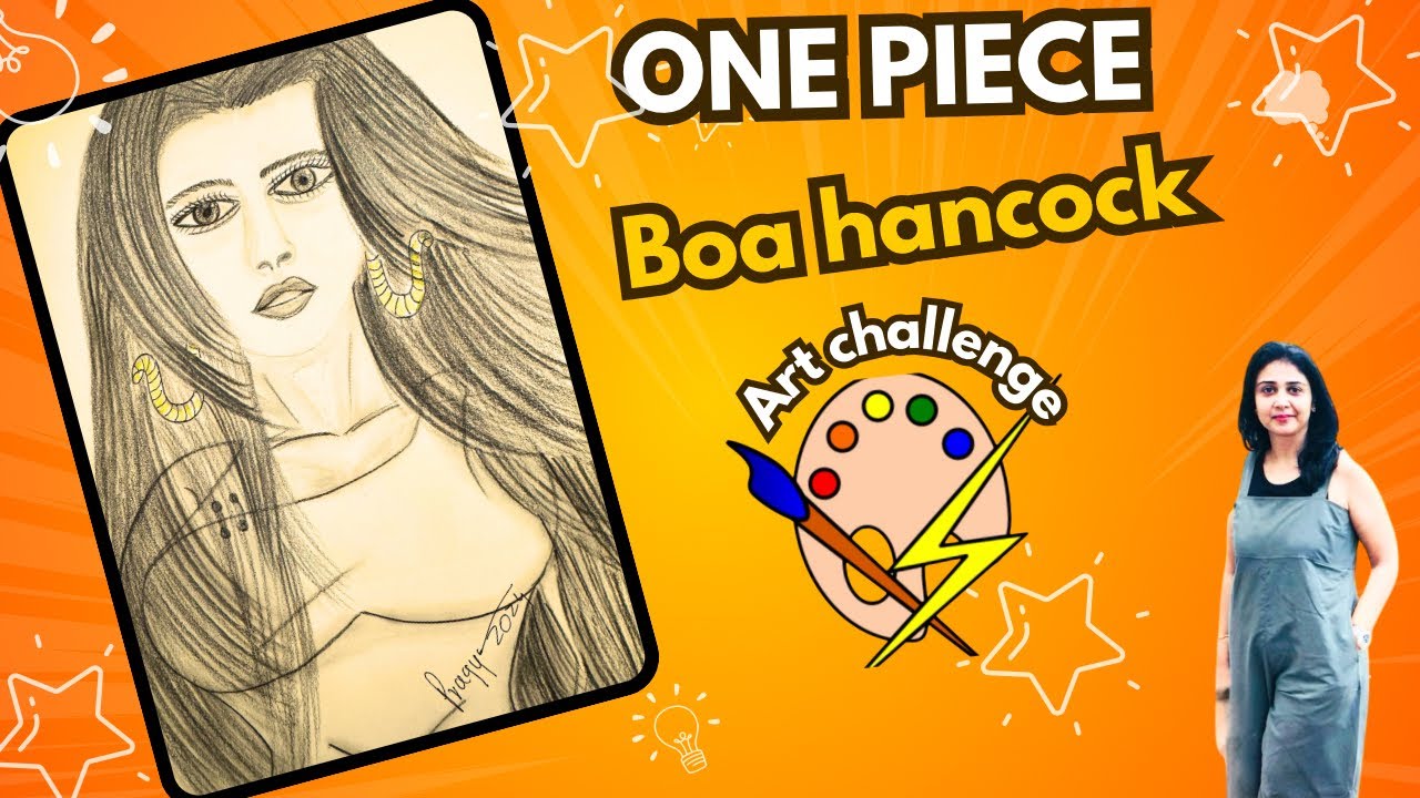 how to draw boa hancock | drawing boa hancock One piece | como dibujar ...