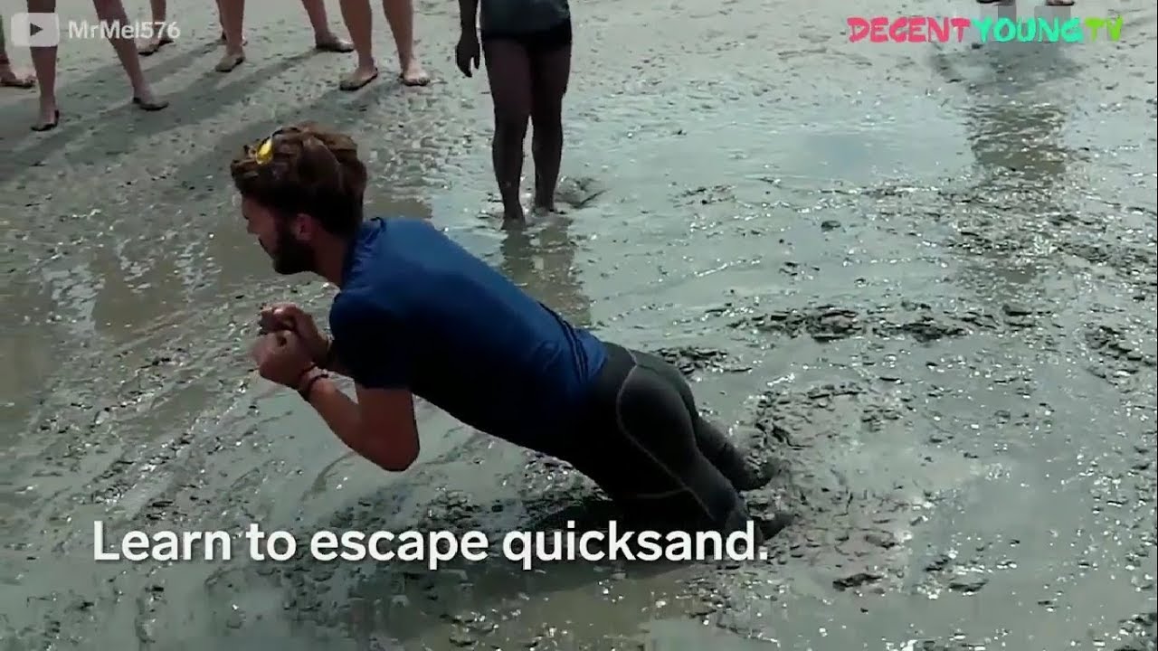 Escape Quicksand in France (Walking on Water) - YouTube