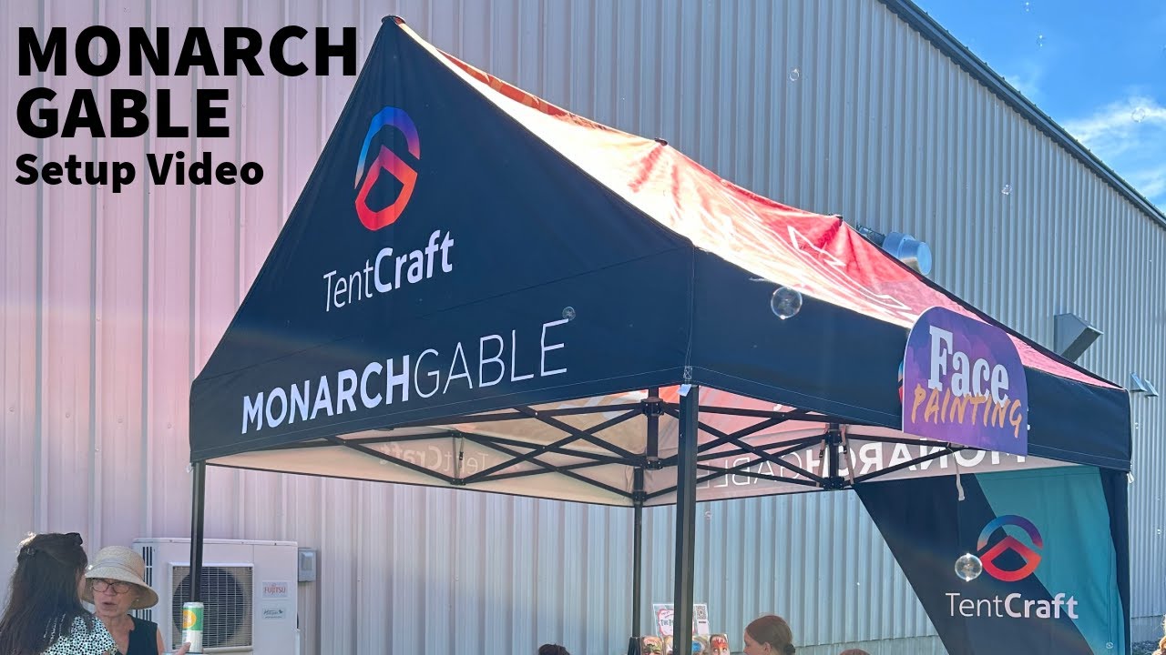 Setup Video: MONARCHGABLE Heavy-Duty Pop-Up Tent | TentCraft - YouTube