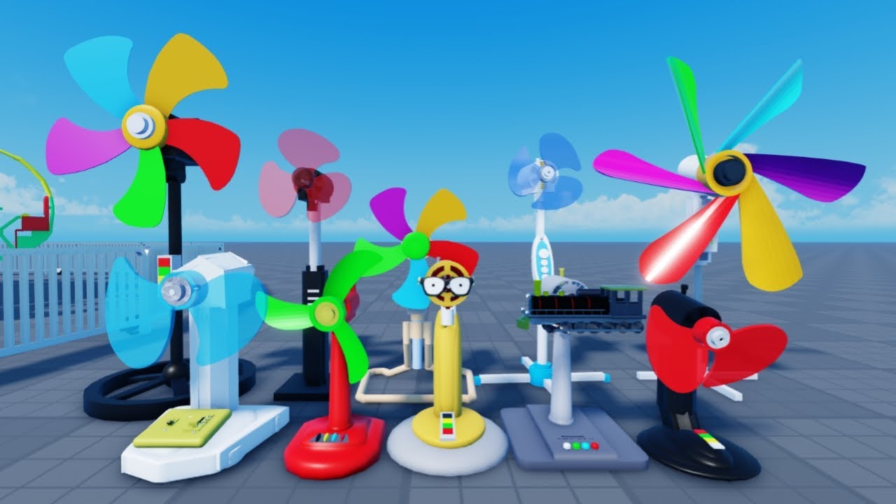 All Various Fan Collection Invention, Funny Wobbly Fan, Desk Fan, Stand ...