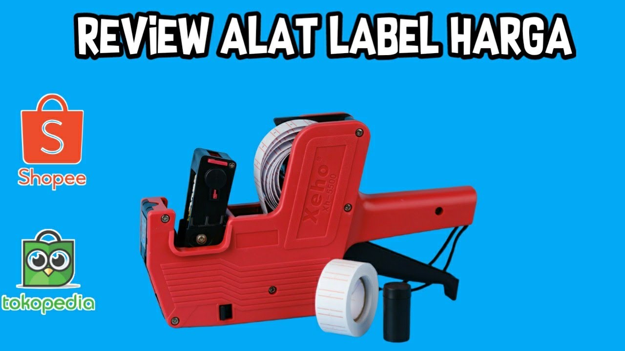 Review Alat Label Harga yang Banyak digunakan Pedagang - YouTube