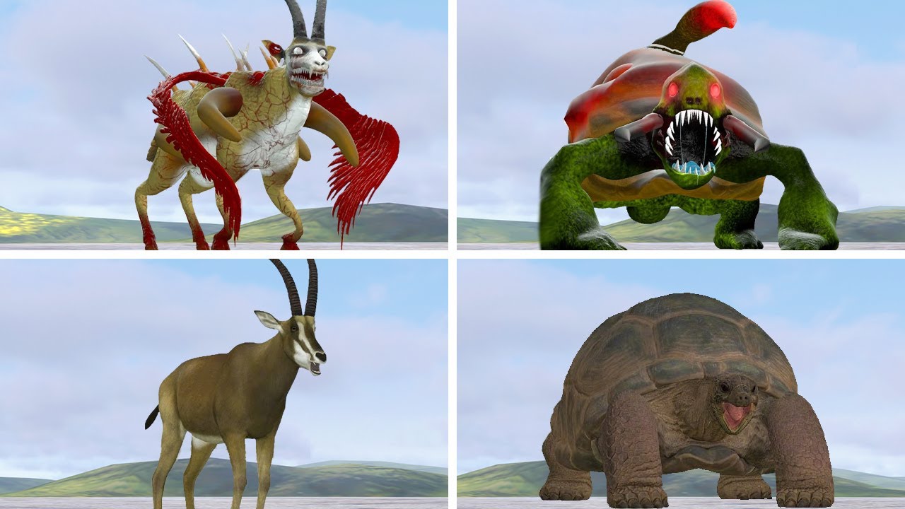 NEW ANTELOPE & TURTLE ZOOCHOSIS MONSTER ANIMALS in Garry`s Mod! - YouTube