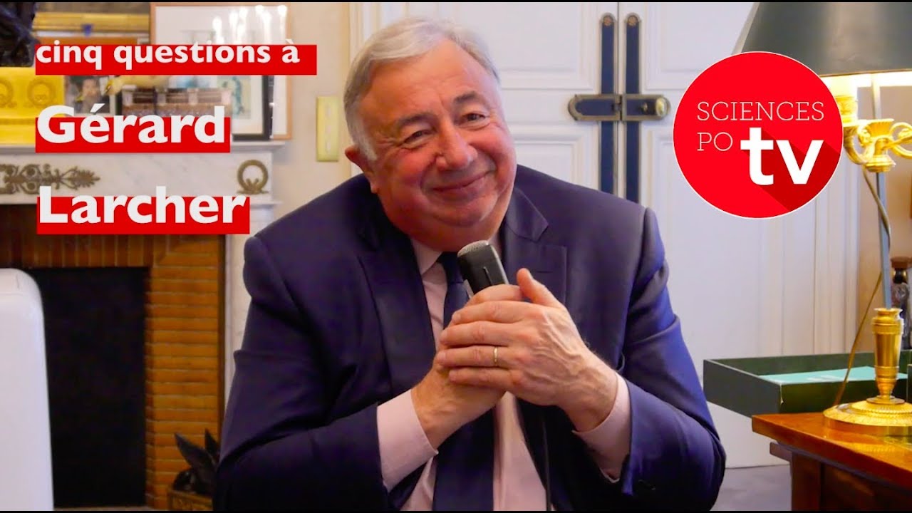 Cinq questions à... Gérard Larcher - YouTube