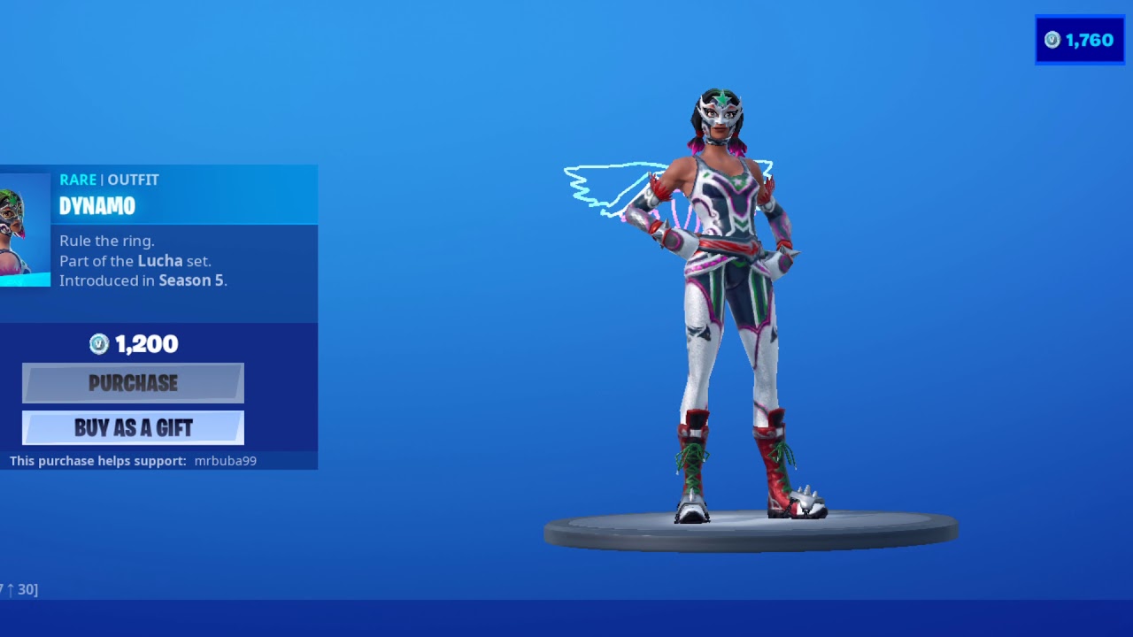 I BOUGHT DYNAMO IN FORTNITE!!! - YouTube