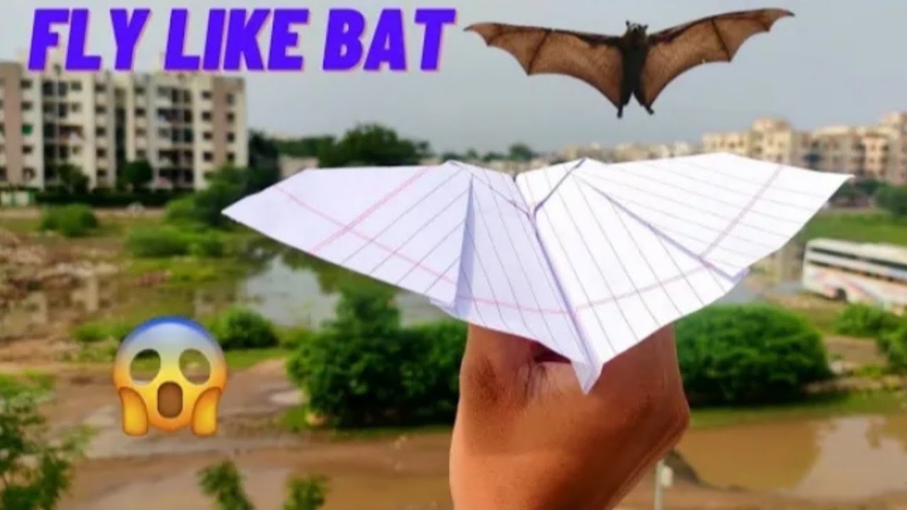 How to make a paper bat 🦇 at home 🏡 - YouTube