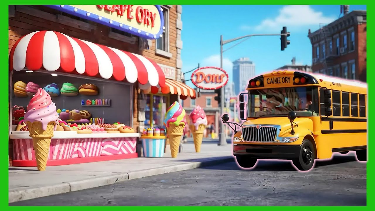 Kids On The Bus Go Giggle Giggle - Meet Old Macdonald! | Wheels On The ...
