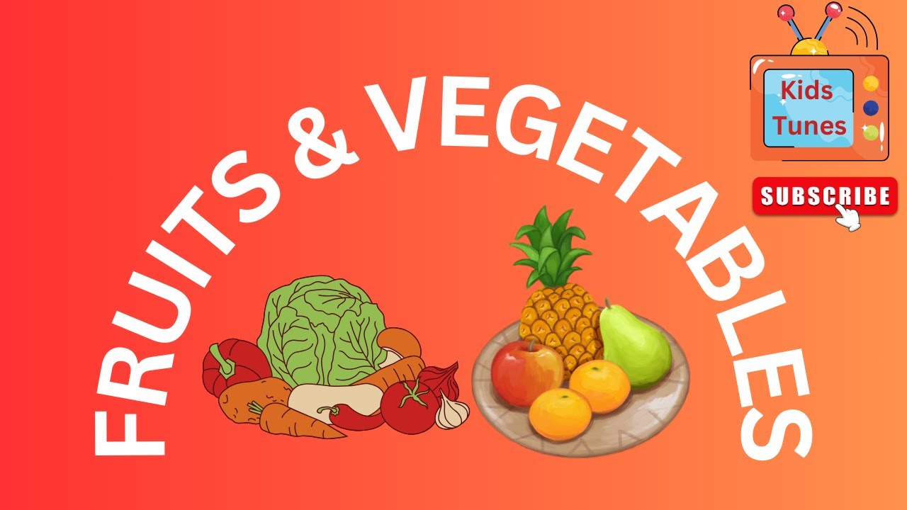 Fruits & Vegetables 🍅🥔🍉🍎| Fruits & Veggies | Song | Nursery Rhymes ...