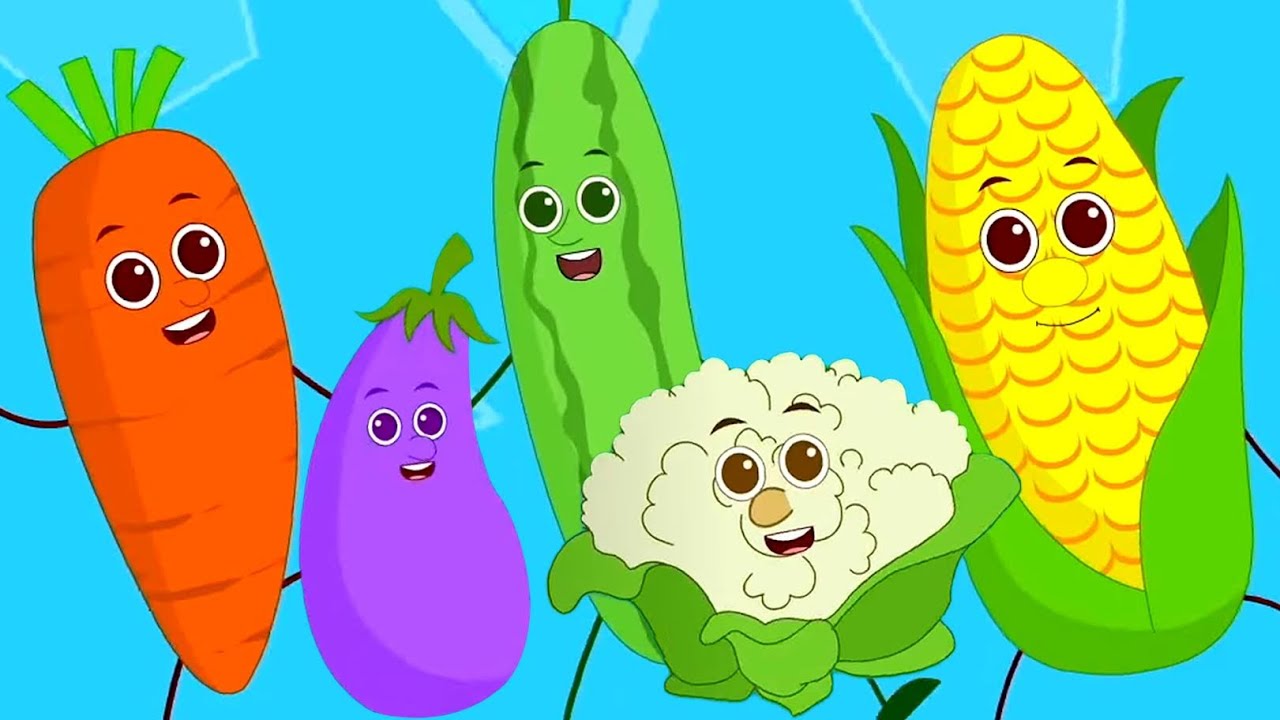 Vegetables Song, Healthy Veggies and Kids Nursery Rhyme by Mr Number ...